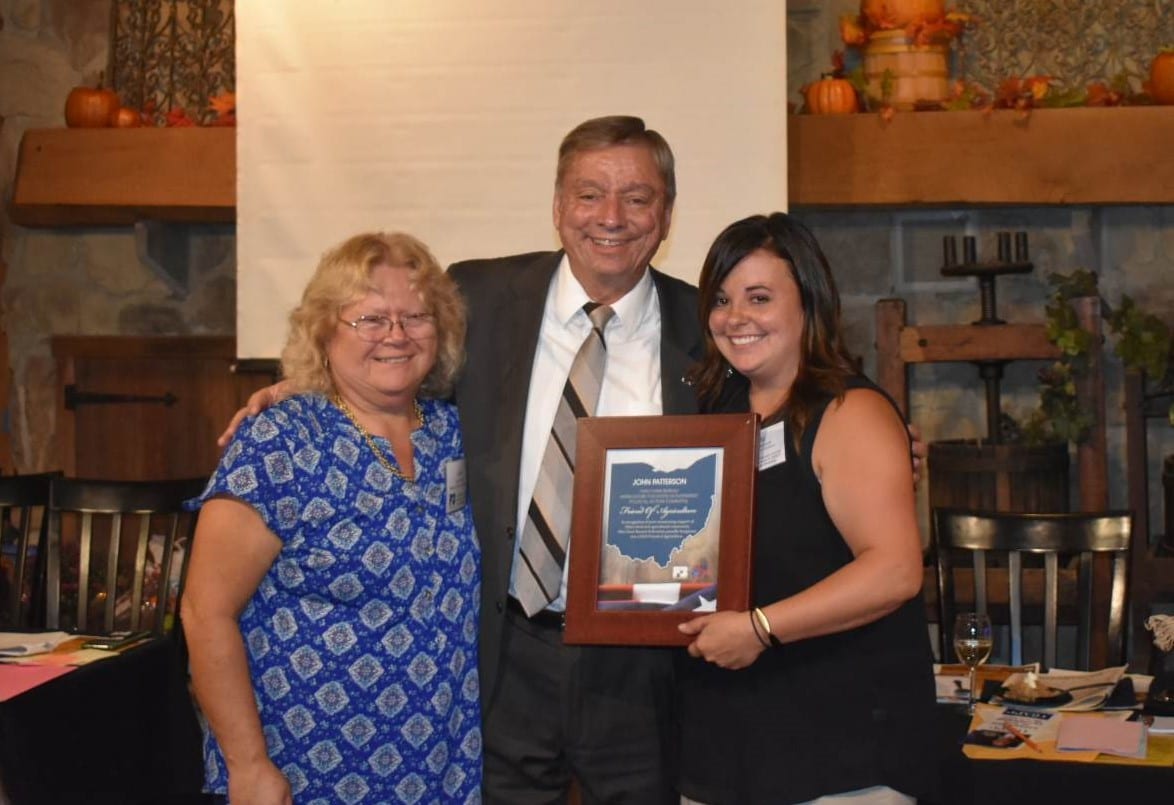 John Patterson recognized as a Friend of Agriculture - Ohio Farm Bureau