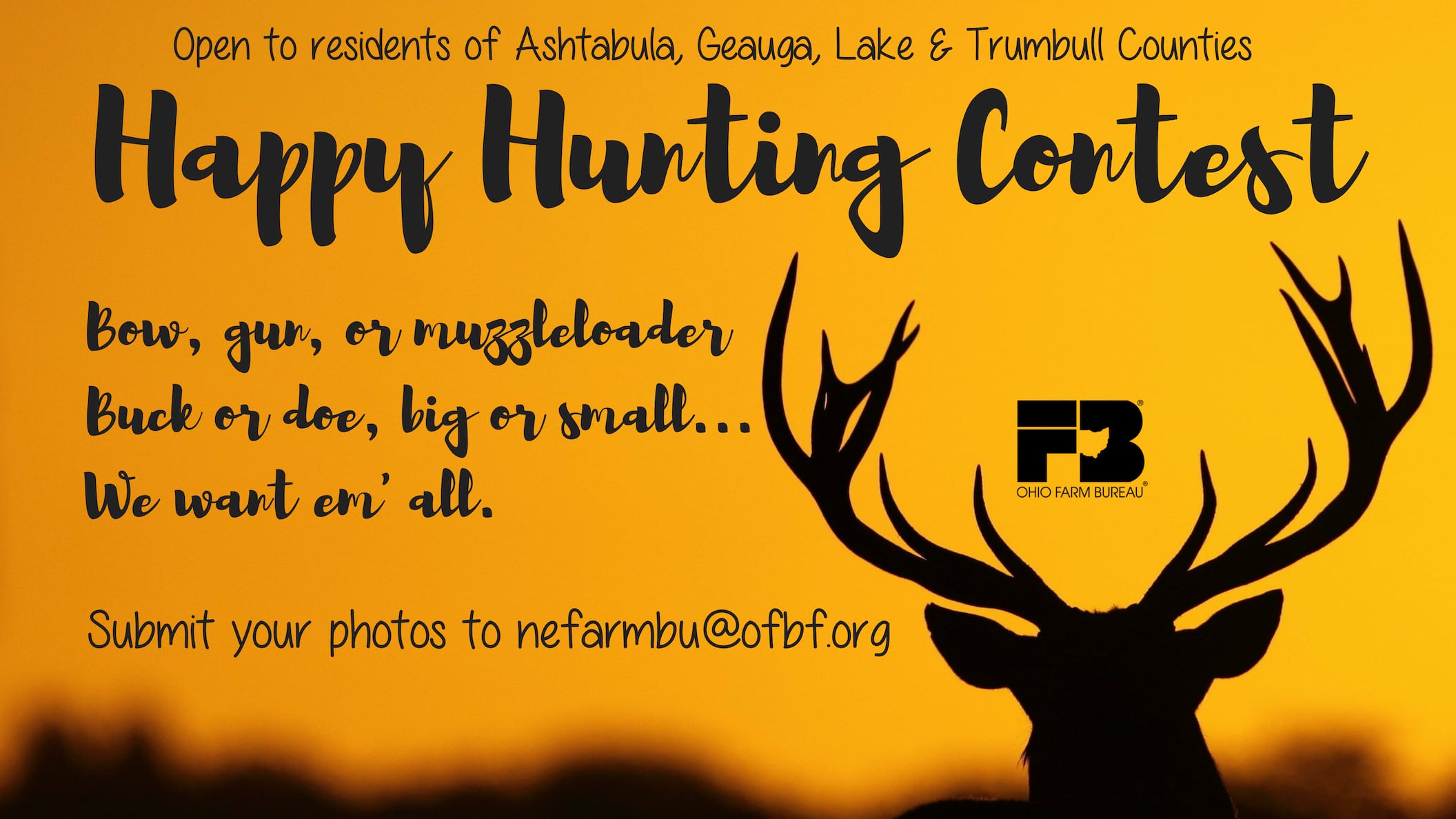 Happy Hunting Deer Contest - Ohio Farm Bureau