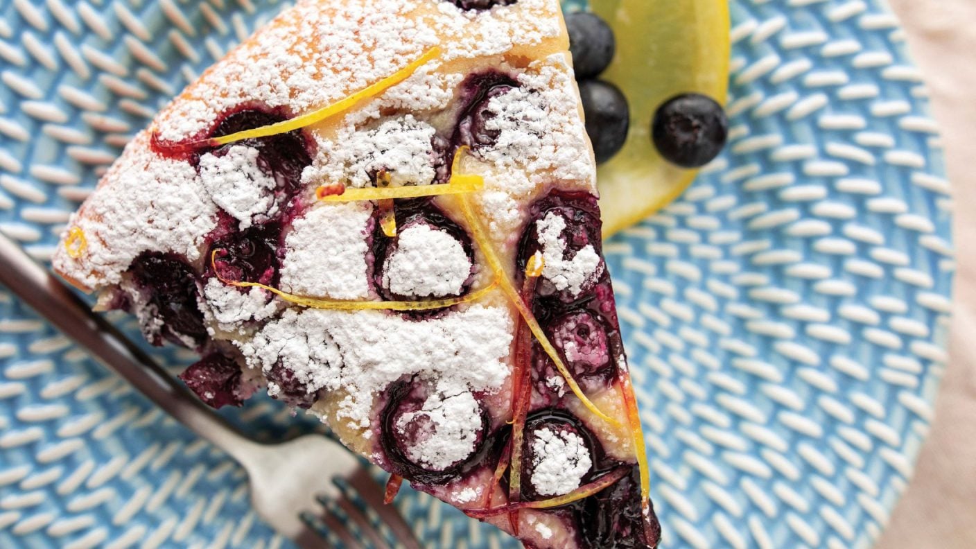 Our Ohio Recipe: Lemon Blueberry Cake