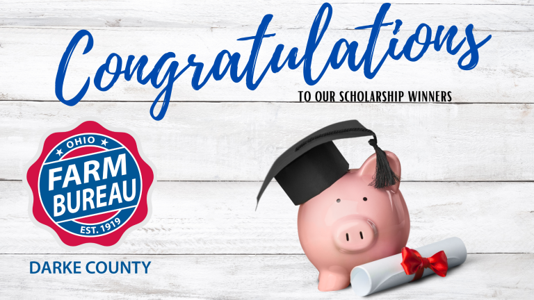 Darke County Farm Bureau awards $1,500 in scholarships to local ...