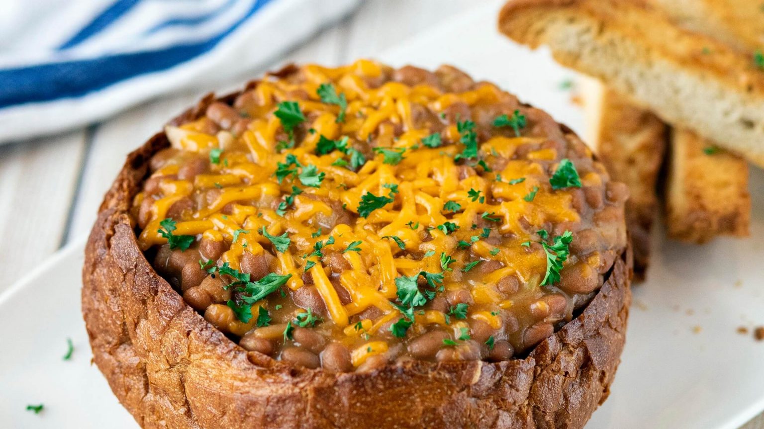 Our Ohio Recipe: Baked beans bread bowl
