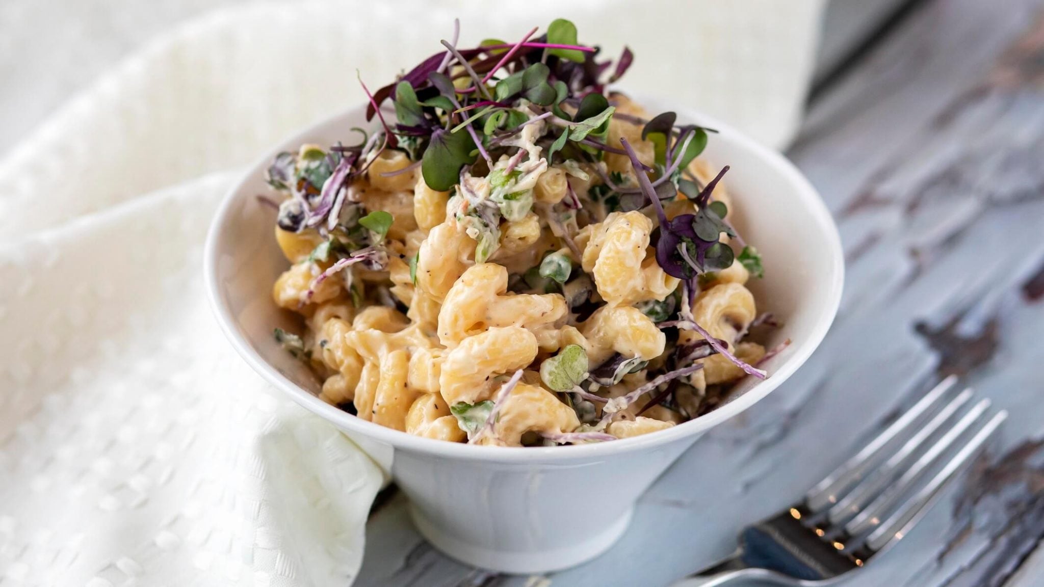 Our Ohio Recipe: Microgreen pasta salad