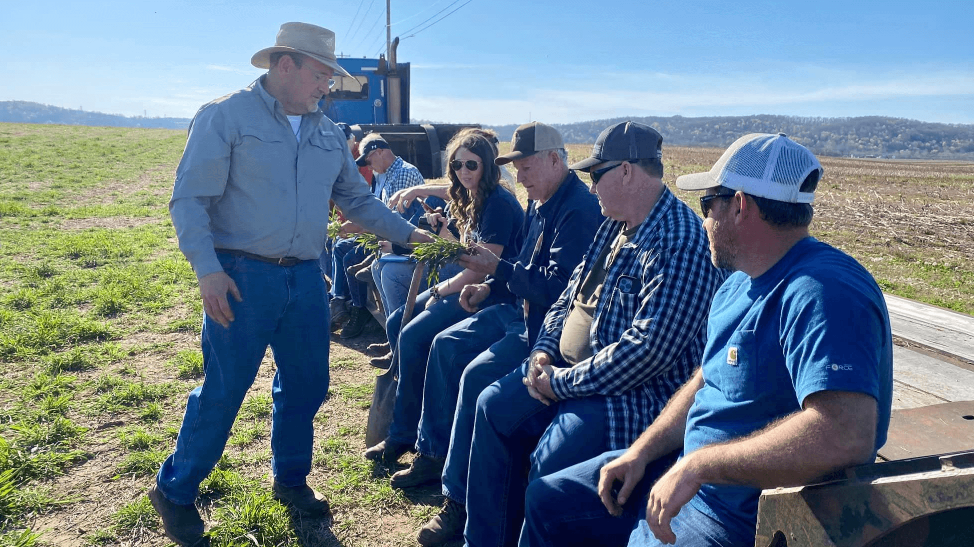 Cover Crop Field Night held at Corcoran Farms - Ohio Farm Bureau