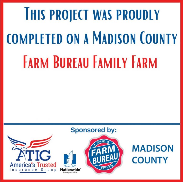 2023 Madison County Fair Shirts and Stall Signs - Ohio Farm Bureau