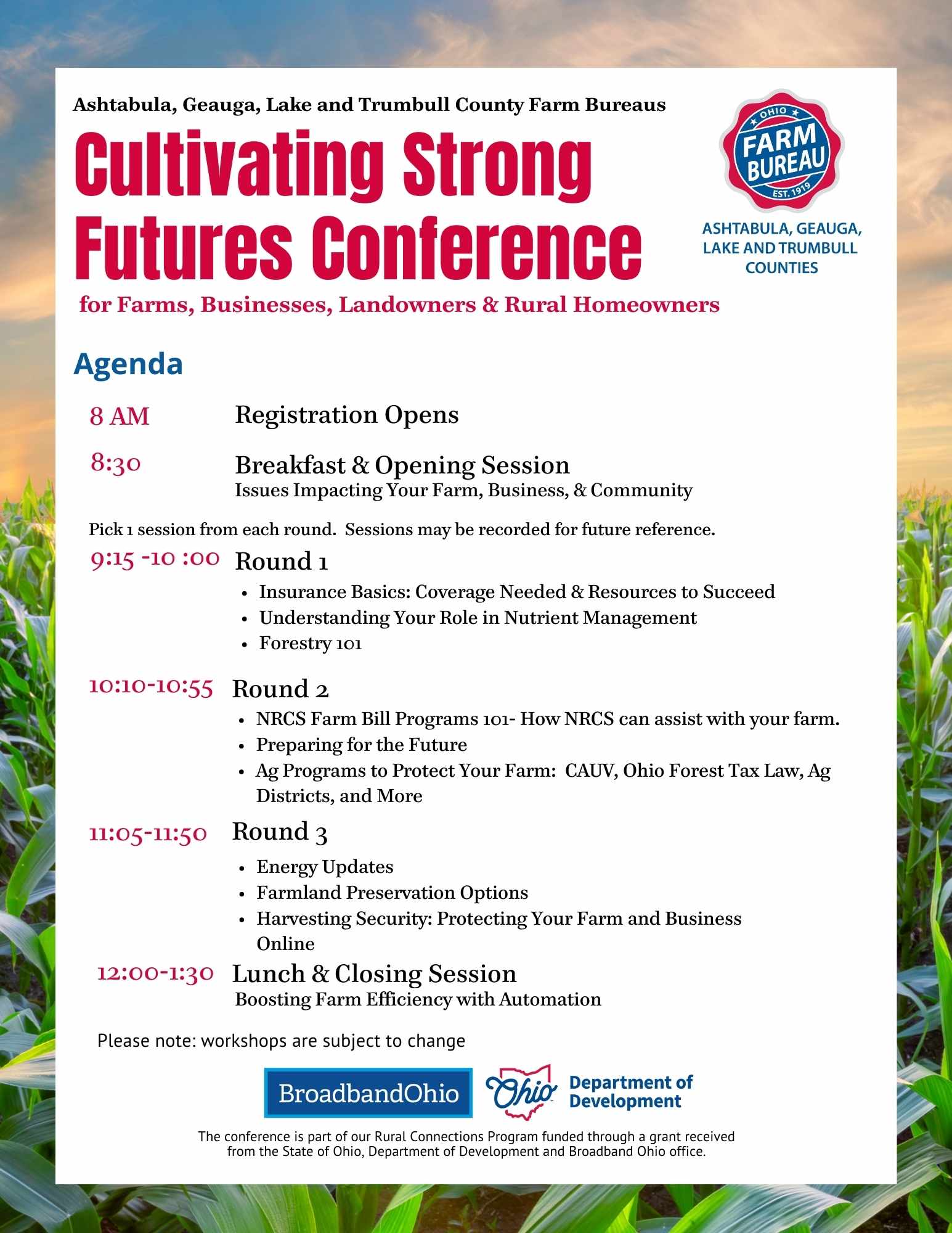 Cultivating Strong Futures Conference for Farms, Businesses, Land, and ...