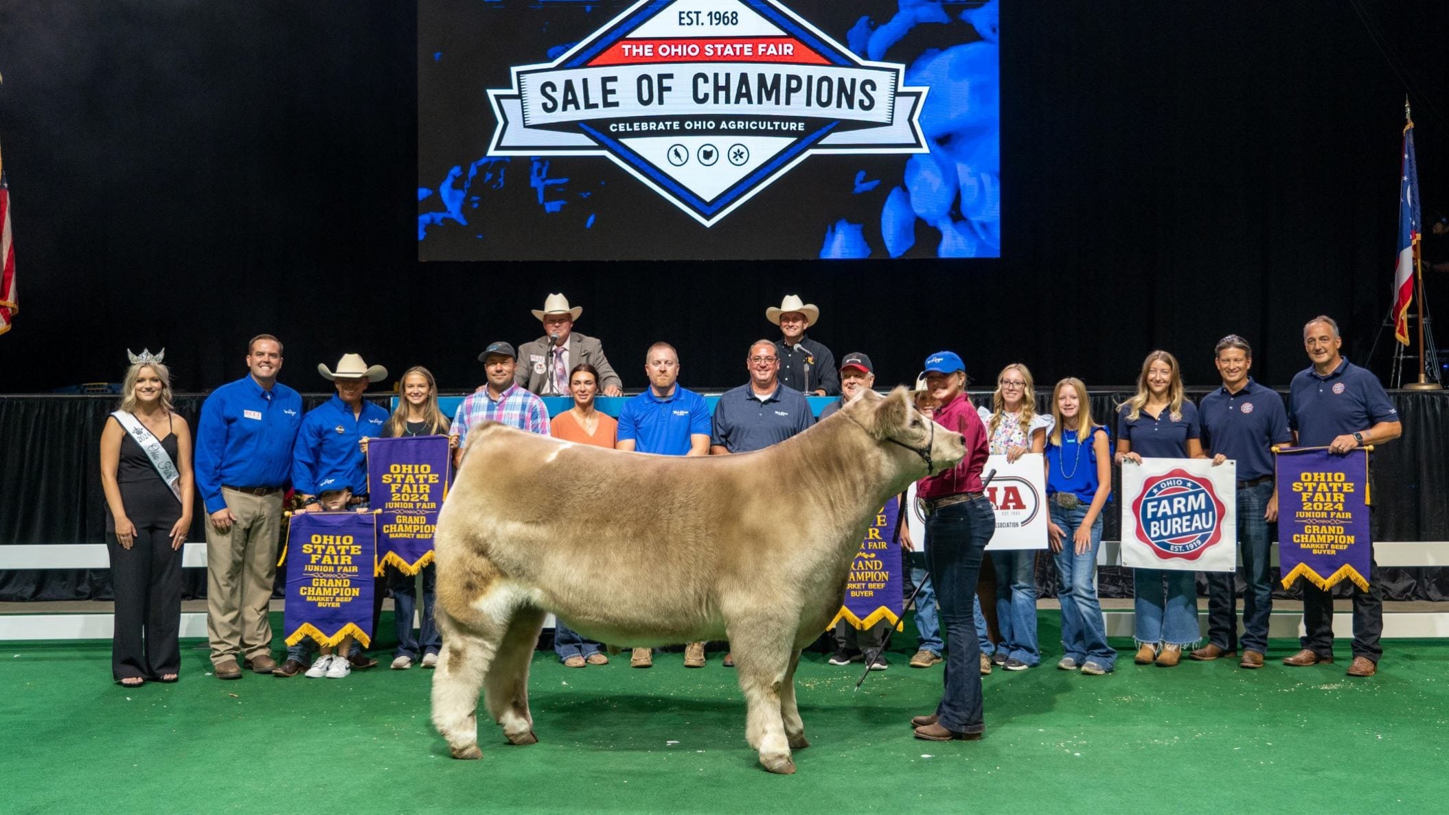 Ohio Farm Bureau, partners purchase Grand Champion Market Steer ...